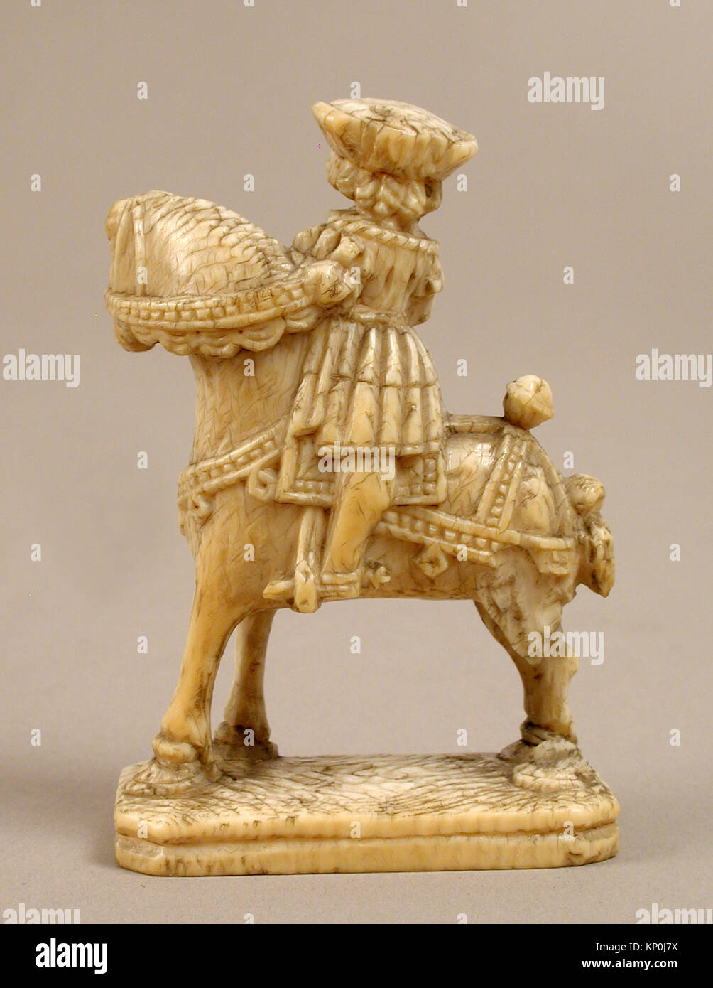 Historical Netherlandish chess knight made from elephant ivory ...