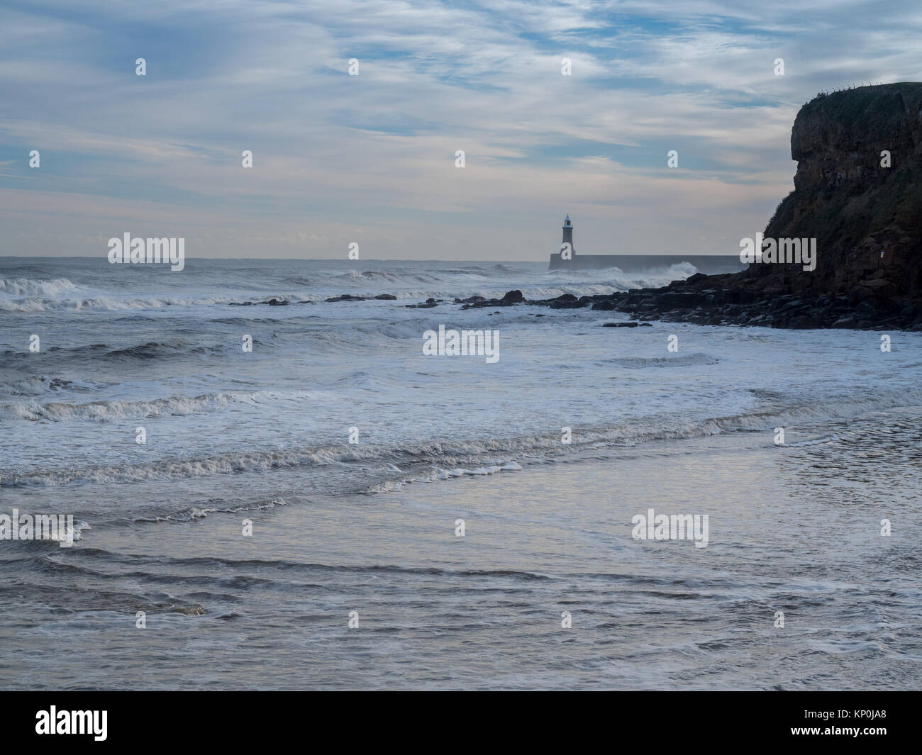 Tynemouth Harbour, Northumbria Stock Photo - Alamy