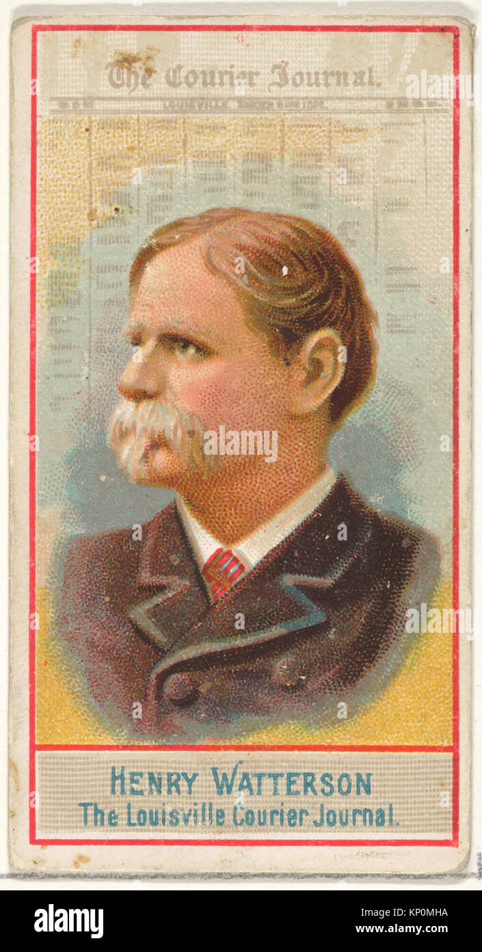 Portrait of Henry Watterson, editor of The Louisville Courier Journal ...