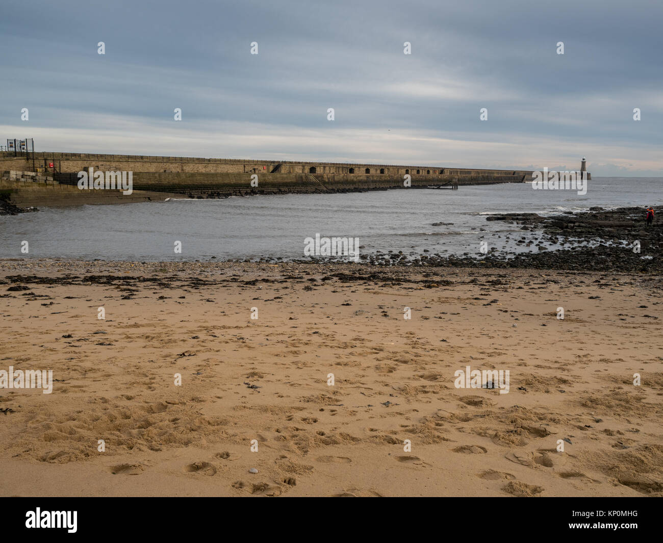 Tynemouth Harbour, Northumbria Stock Photo - Alamy