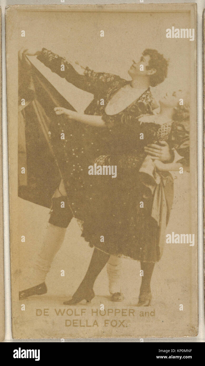 De Wolf Hopper and Della Fox, from the Actors and Actresses series (N45 ...