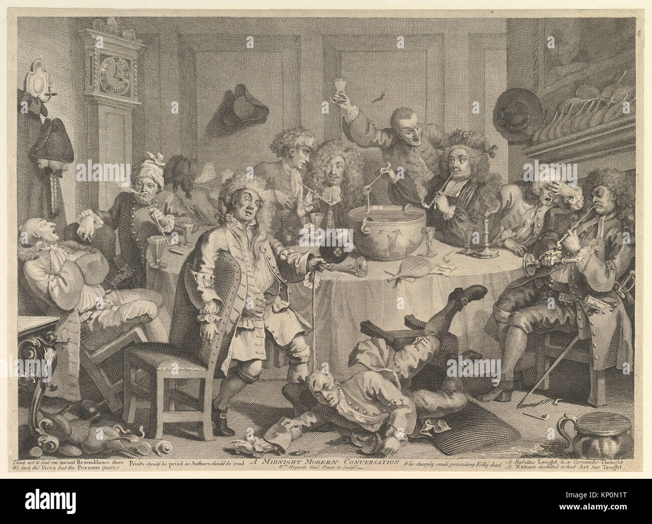 This is the artwork titled 'A Midnight Modern Conversation,' cataloged ...