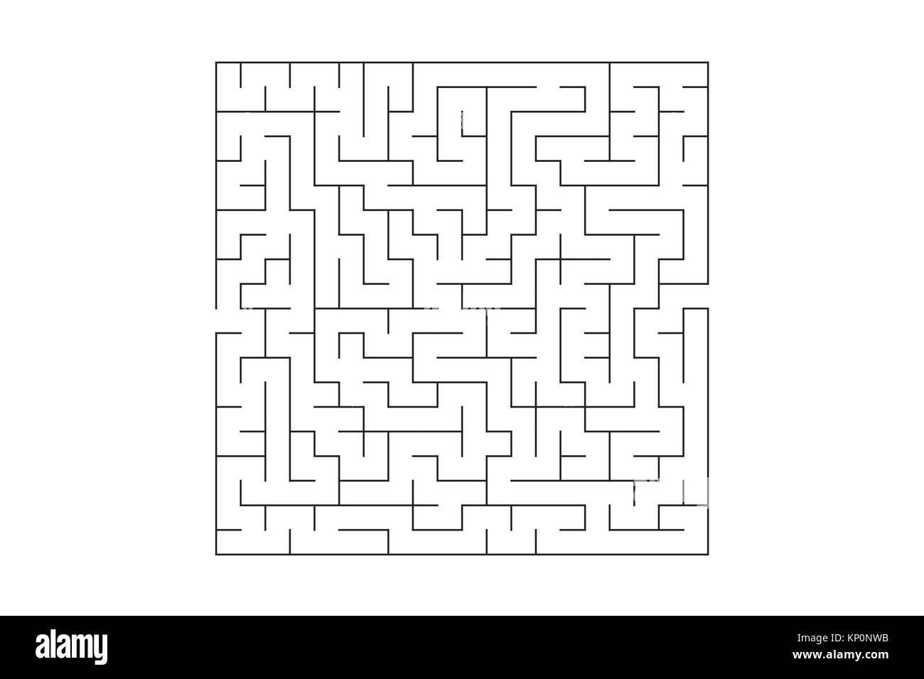 Illustrative white labyrinth isolated on white background Stock Photo ...