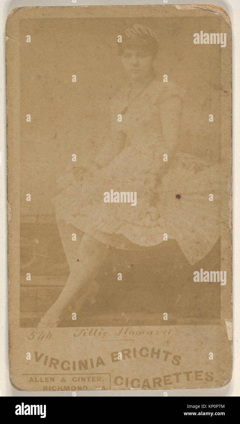 Card 544, Lillie Howard, from the Actors and Actresses series (N45 ...