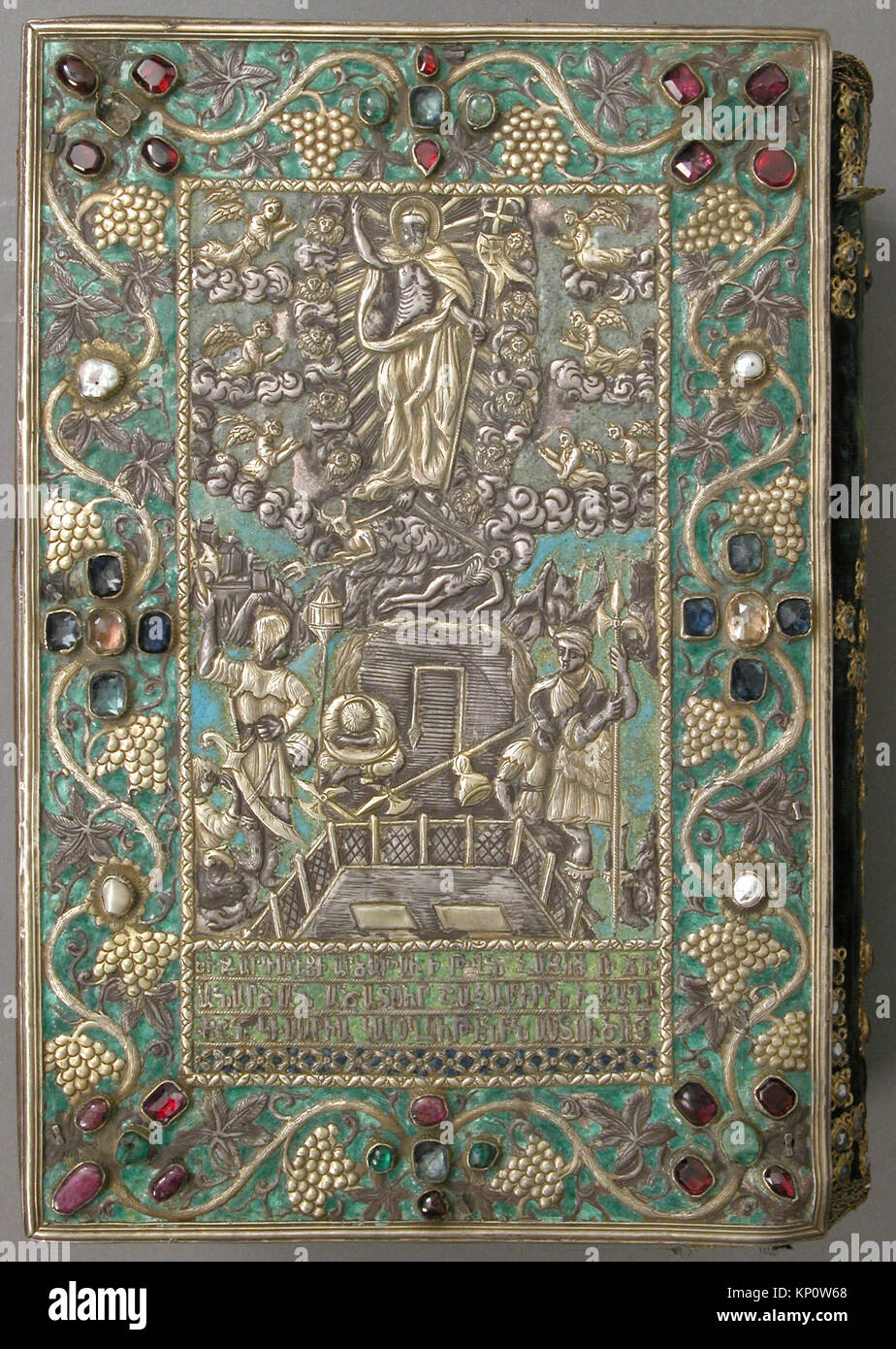 Gospel with silver cover hi-res stock photography and images - Alamy