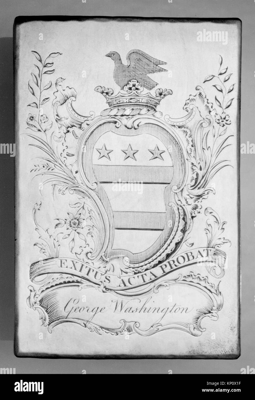 Copper Printing Plate for Bookplate of George Washington MET MM73766 ...