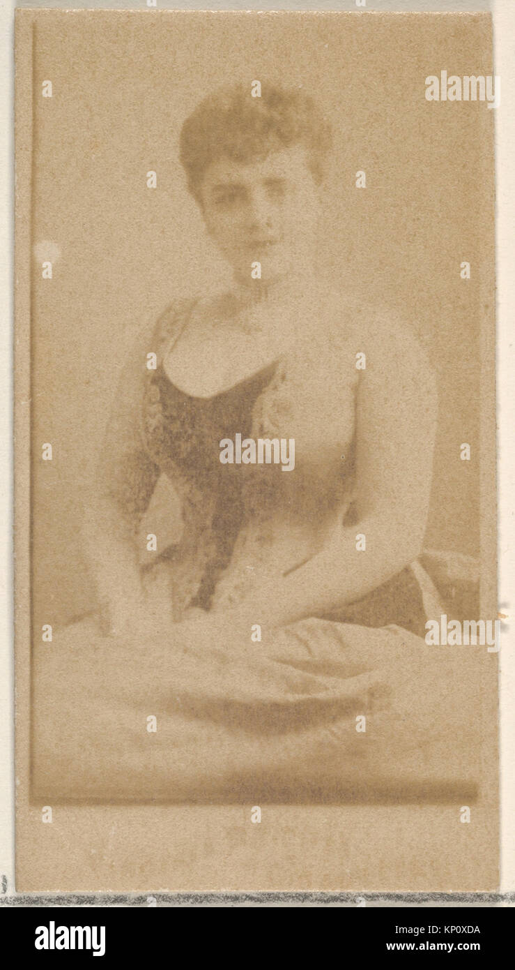 This card features a portrait of an actor from the Virginia Brights ...