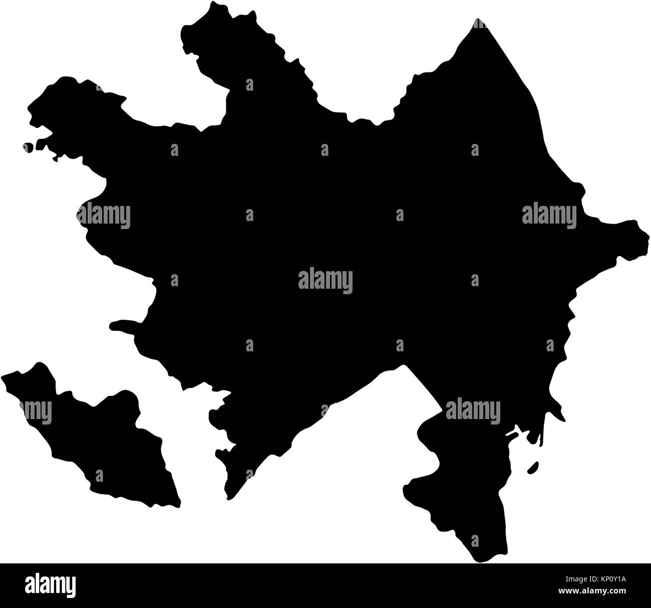 Old azerbaijan map Black and White Stock Photos & Images - Alamy