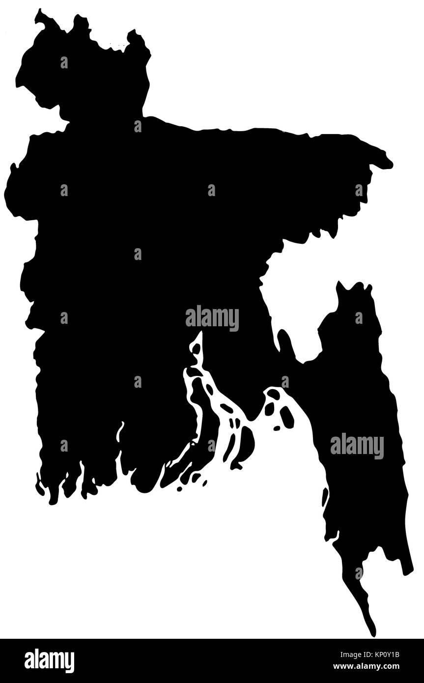 Bangladesh map Black and White Stock Photos & Images - Alamy