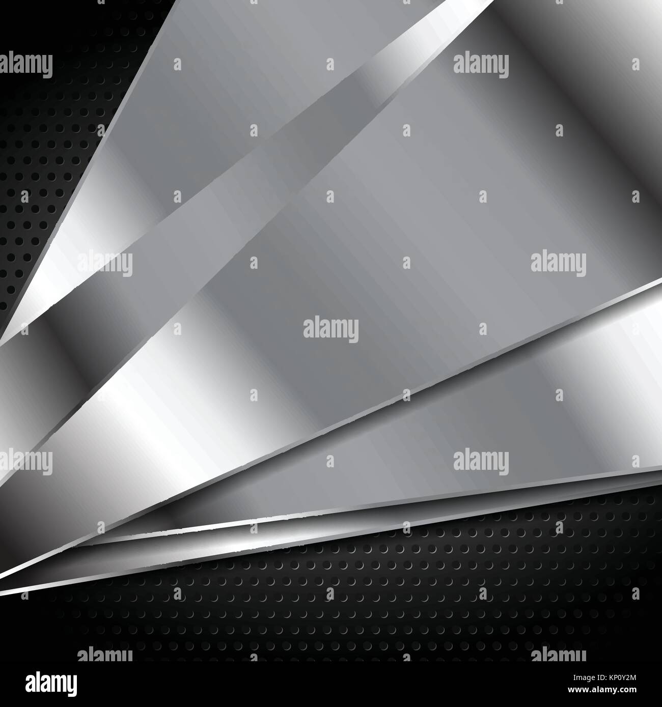 Abstract metal texture tech background. Grey silver metal tech vector ...