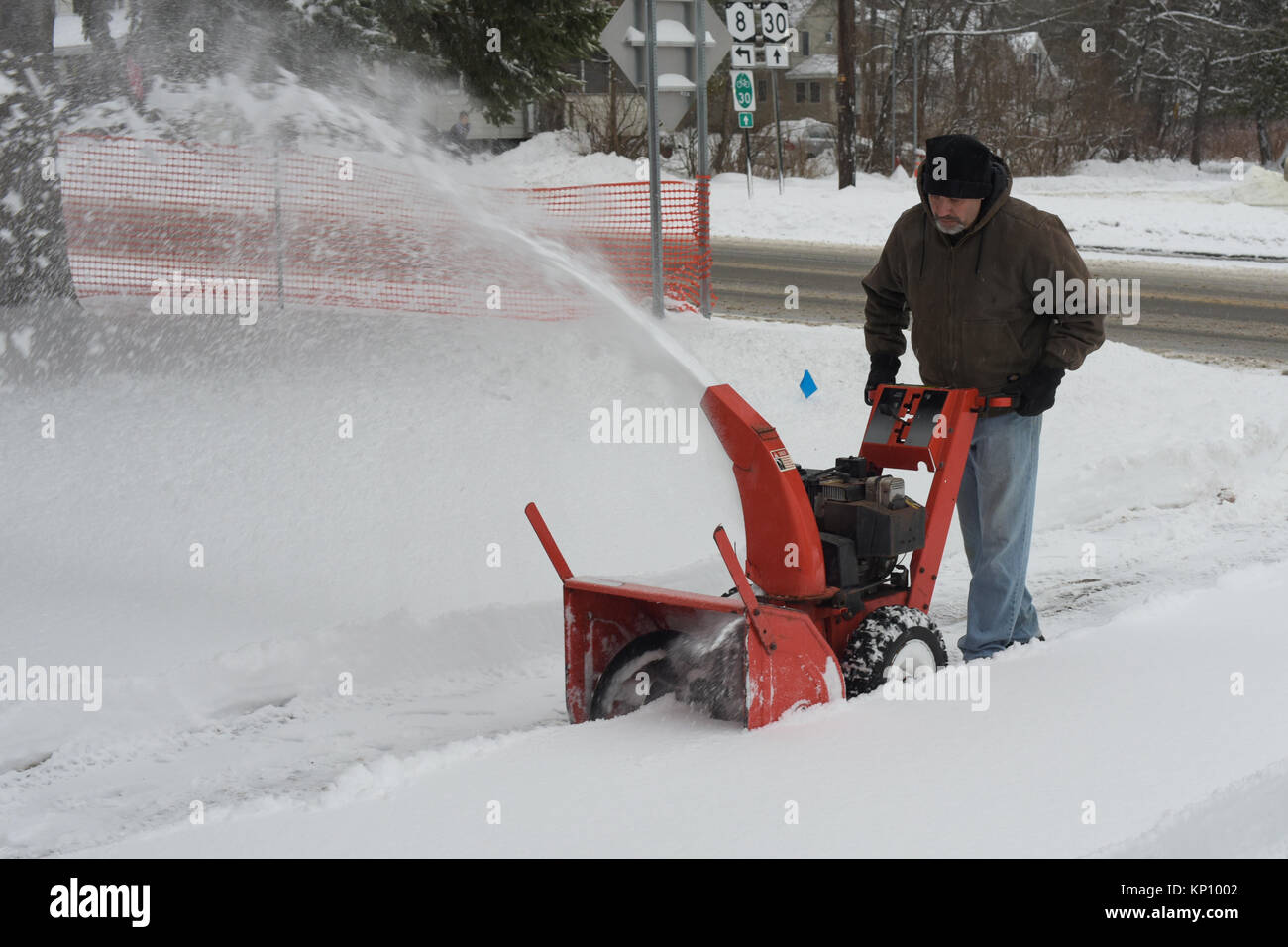Snowblower came hi-res stock photography and images - Alamy