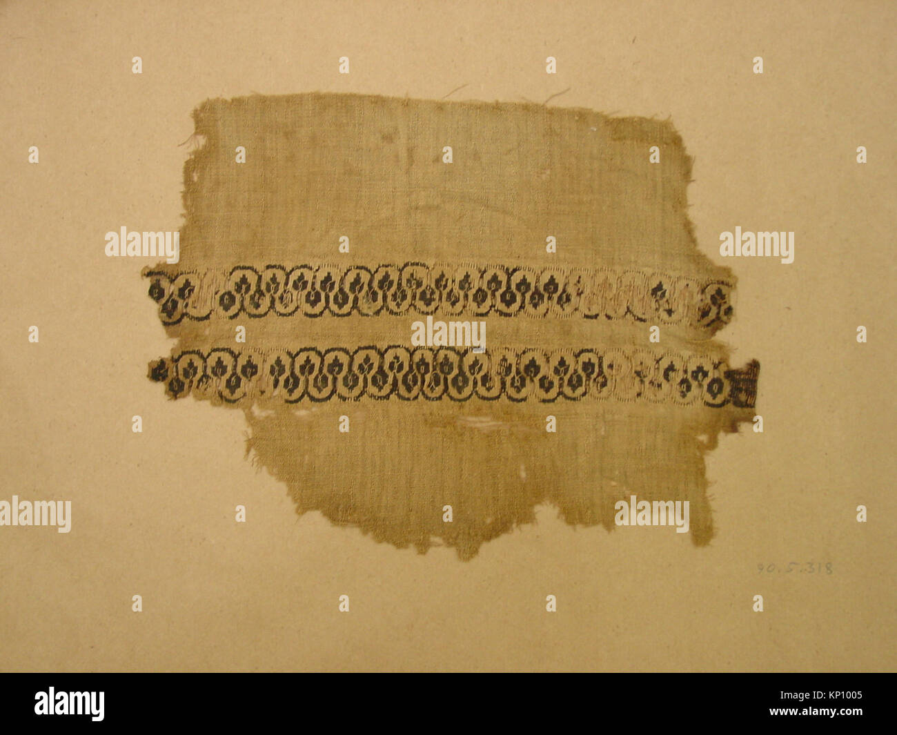 Fragment of a Sleeve MET 90.5.318front 443804 Stock Photo - Alamy