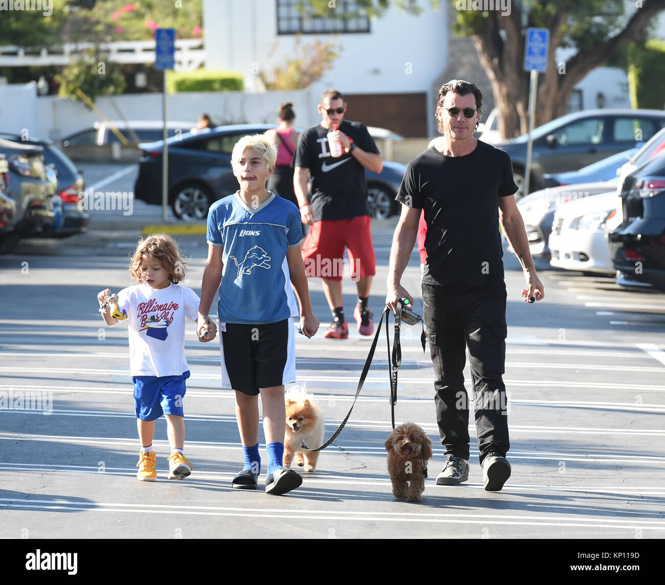 Gavin Rossdale out and about with his three sons Featuring: Gavin ...