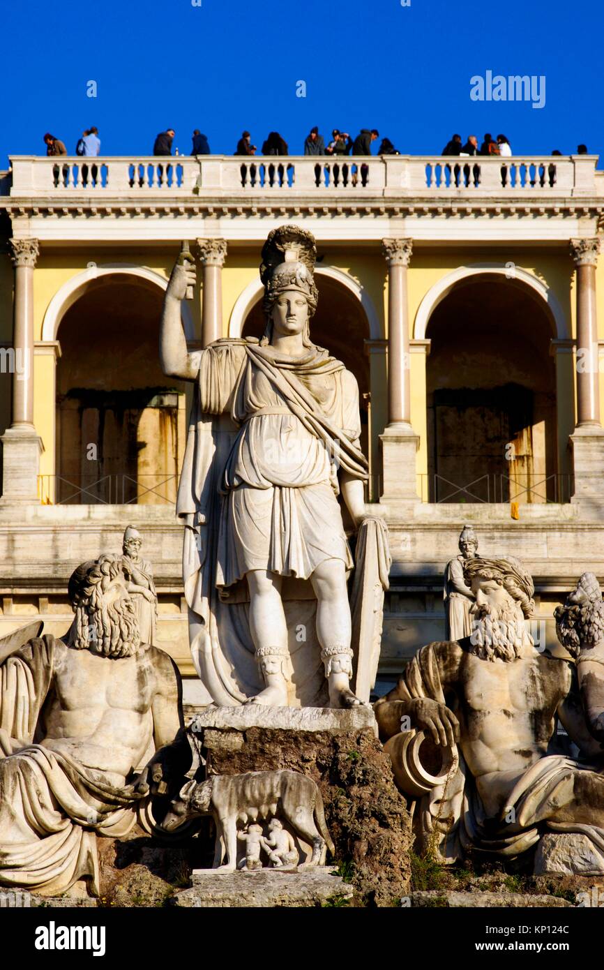 Fountain of the goddess of rome hi-res stock photography and images - Alamy