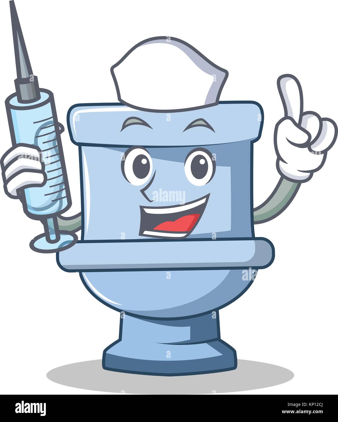 Nurse toilet character cartoon style Stock Vector Image & Art - Alamy