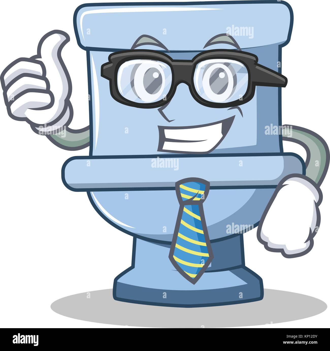 Businessman toilet character cartoon style Stock Vector Image & Art - Alamy