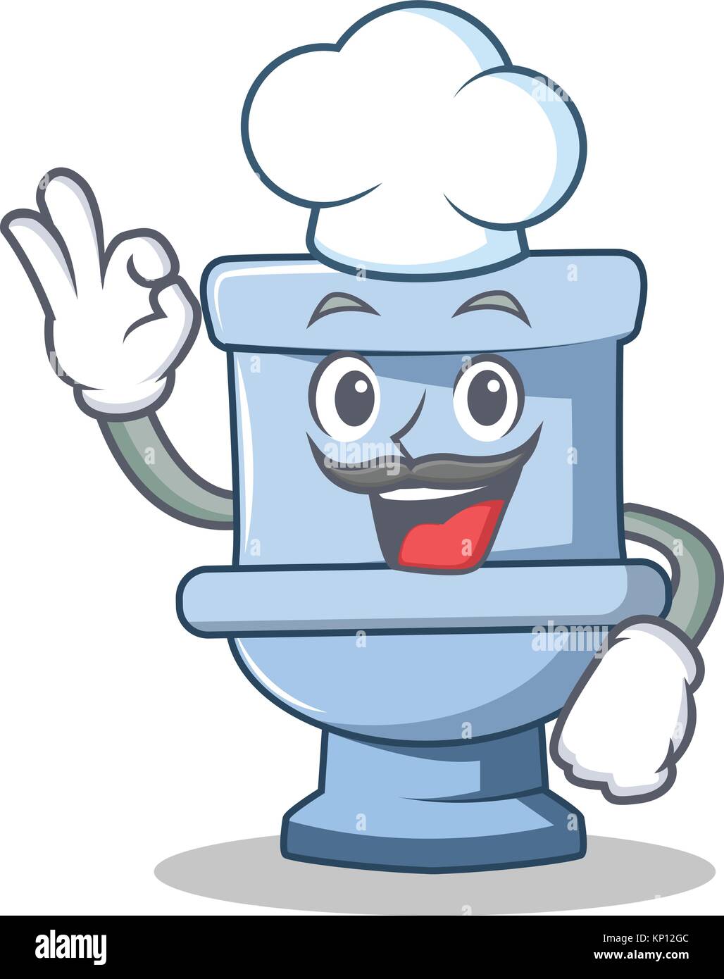 Chef toilet character cartoon style Stock Vector Image & Art - Alamy
