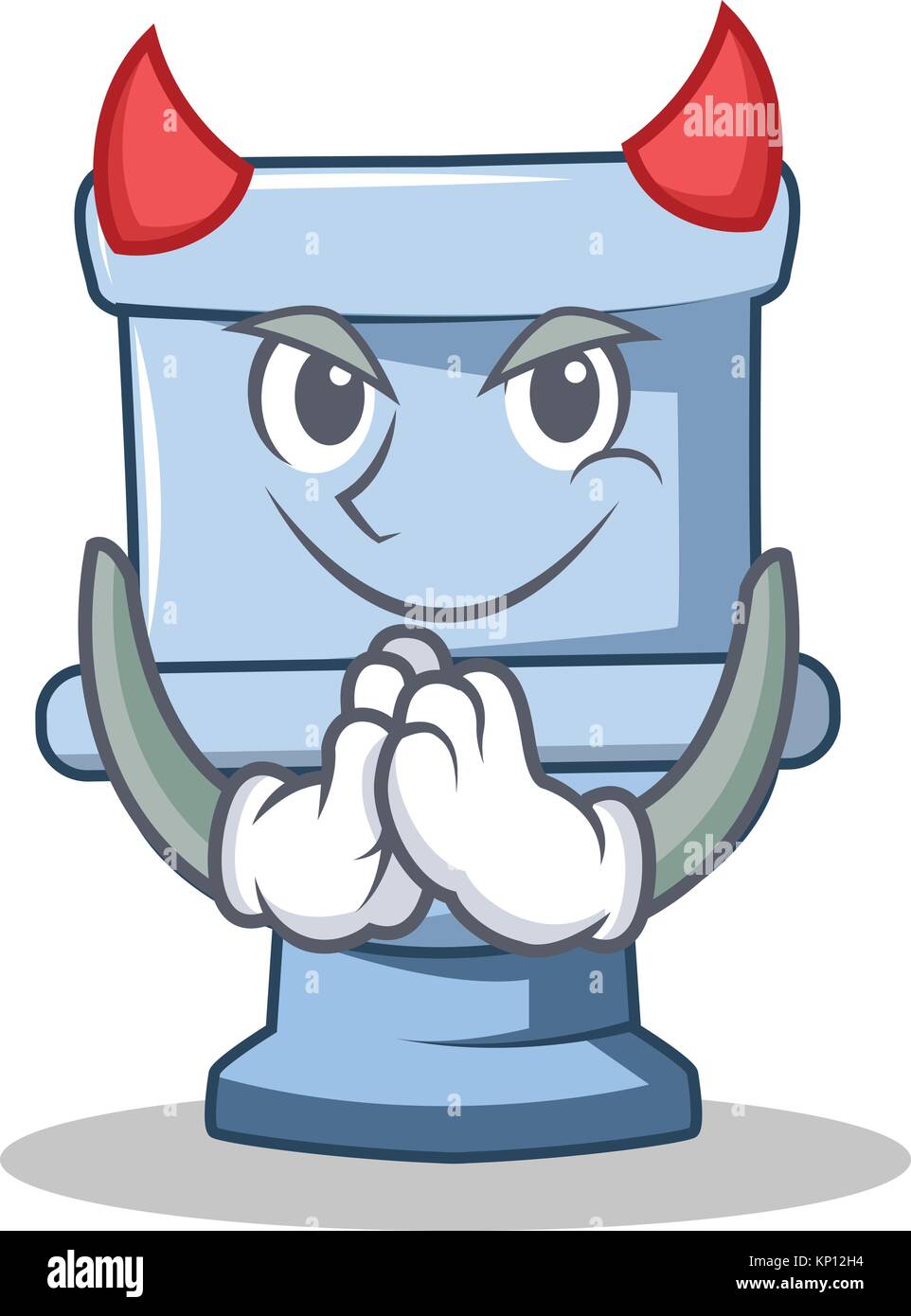 Devil toilet character cartoon style Stock Vector Image & Art - Alamy