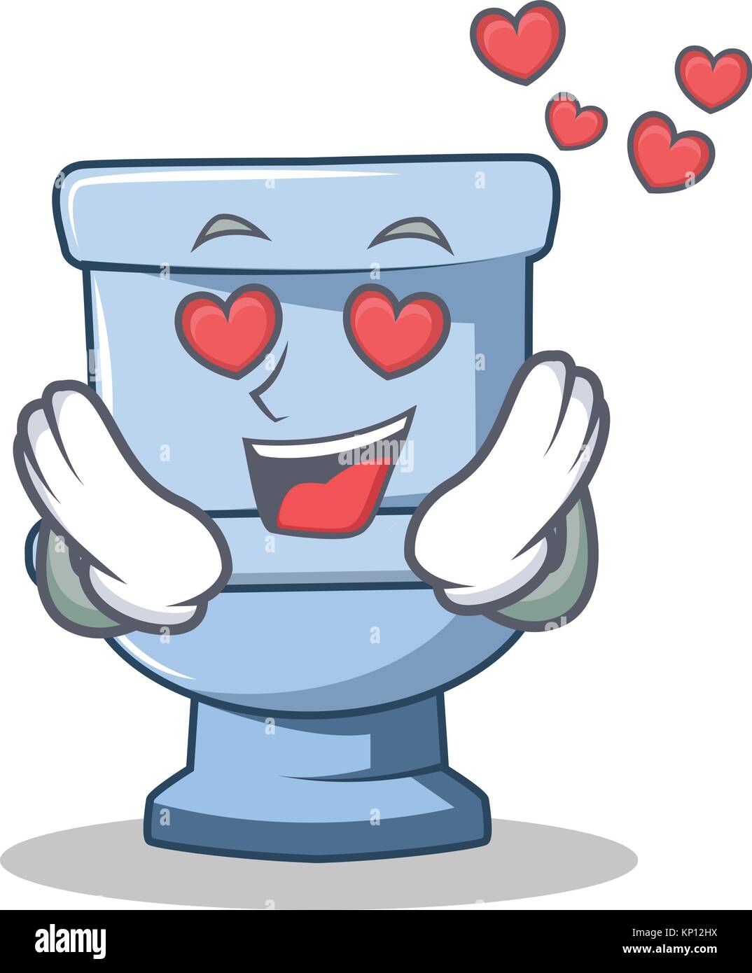 In love toilet character cartoon style Stock Vector Image & Art - Alamy