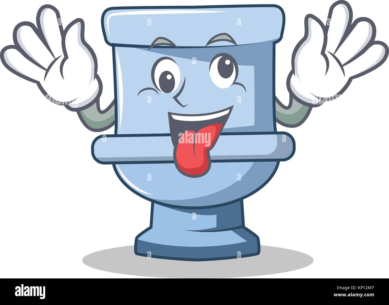 Crazy toilet character cartoon style Stock Vector Image & Art - Alamy