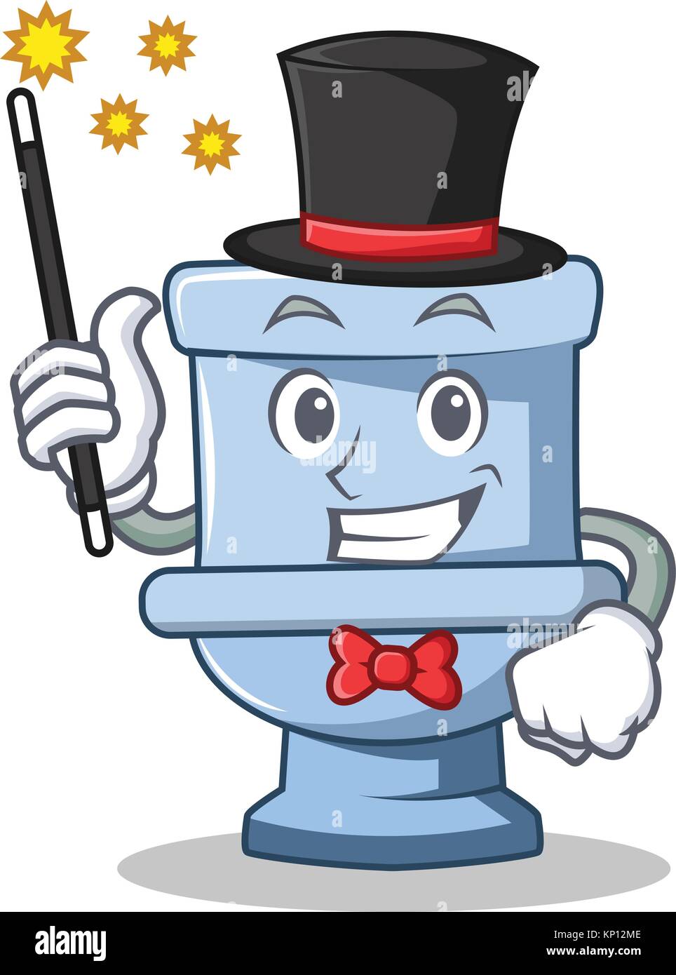 Magician toilet character cartoon style Stock Vector Image & Art - Alamy
