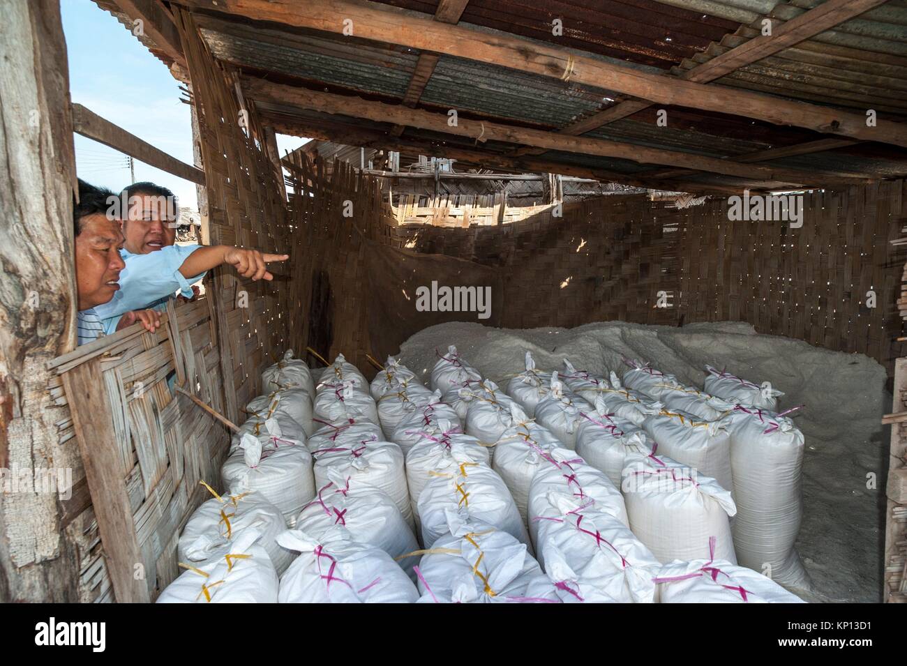 Manufacturing of salt hi-res stock photography and images - Alamy