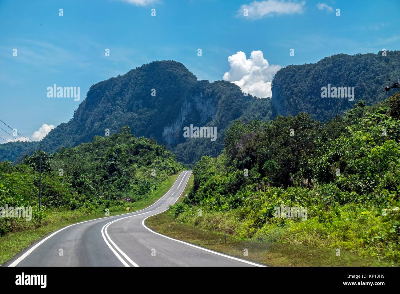Tebedu road, Sarawak, Malaysia Stock Photo - Alamy
