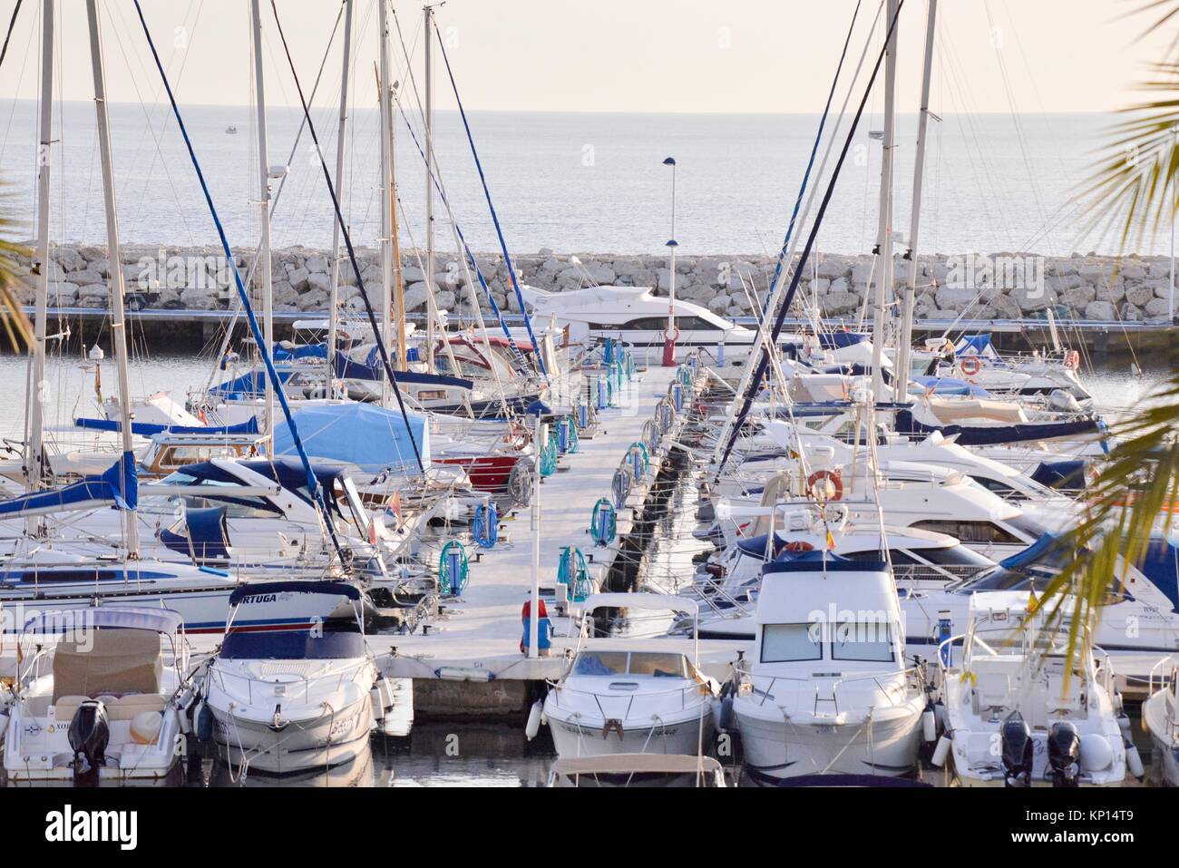 Port of Moraira, Teulada, Alicante, Valencia, Spain Stock Photo - Alamy
