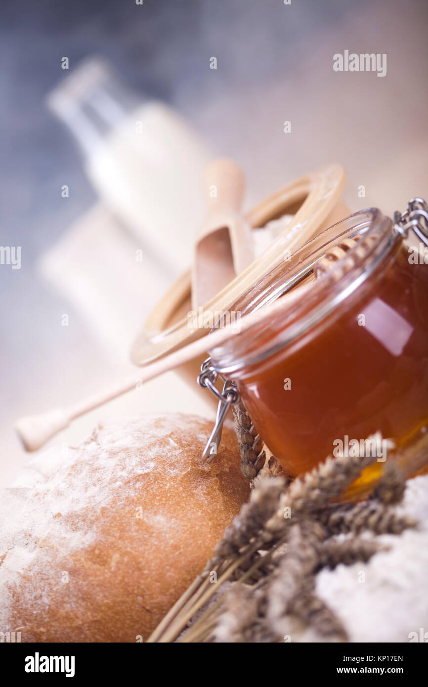 Organic food with healthy rural theme Stock Photo - Alamy