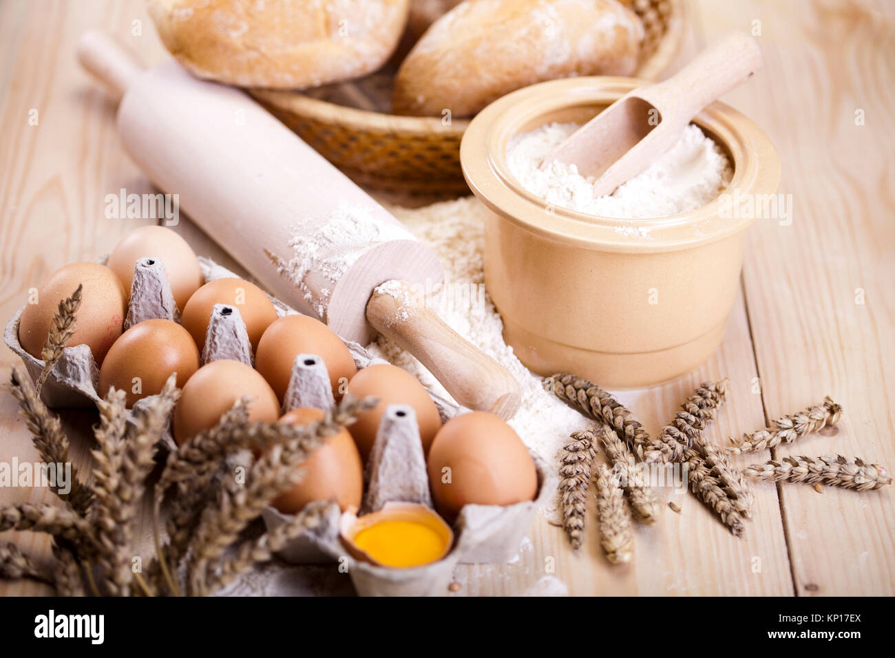 Organic food with healthy rural theme Stock Photo - Alamy