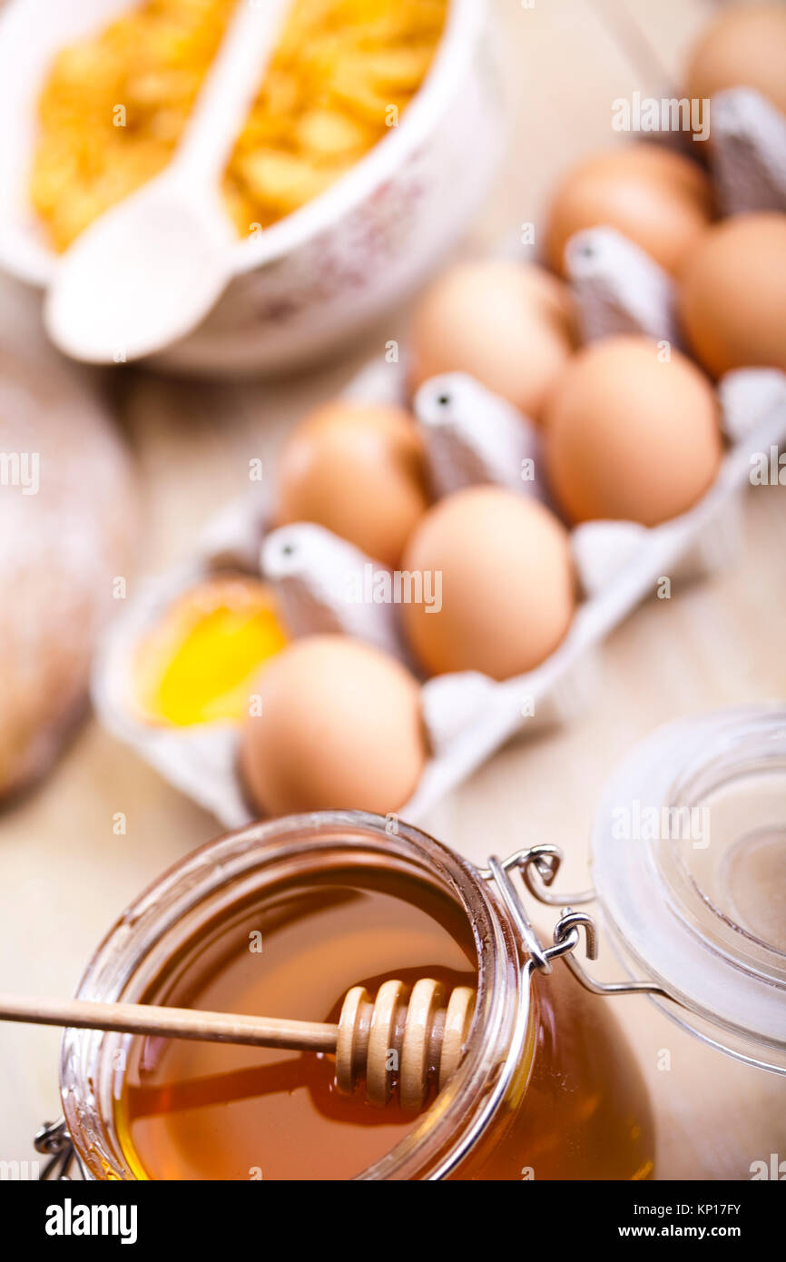 Organic food with healthy rural theme Stock Photo - Alamy