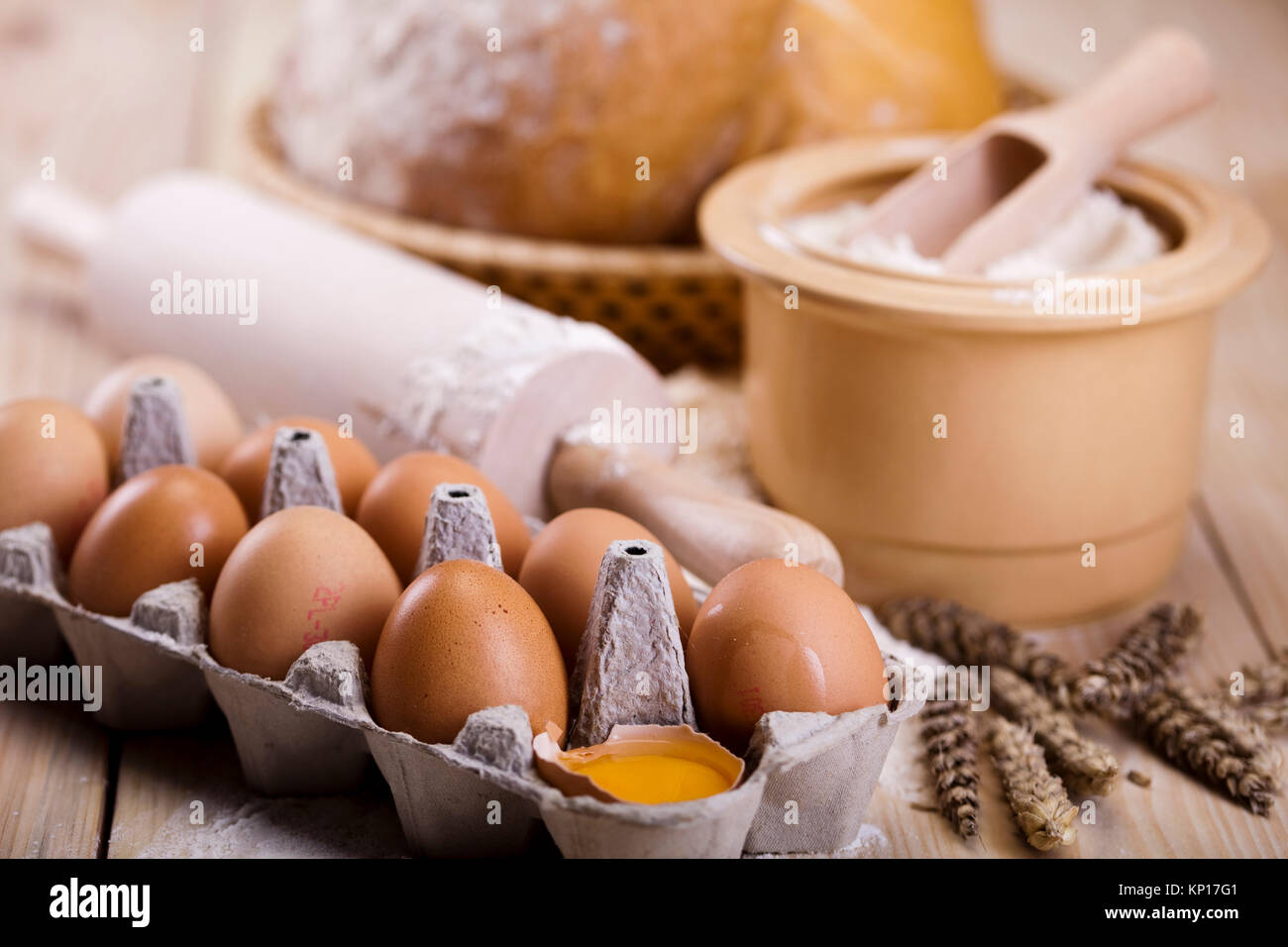 Organic food with healthy rural theme Stock Photo - Alamy