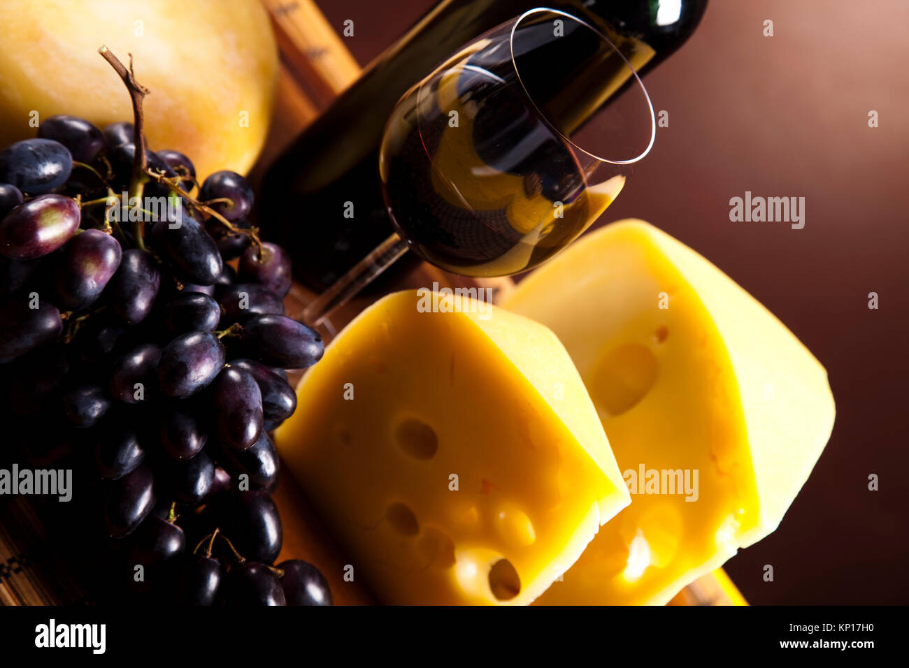 Piece of cheese, saturated ambient rural theme Stock Photo - Alamy