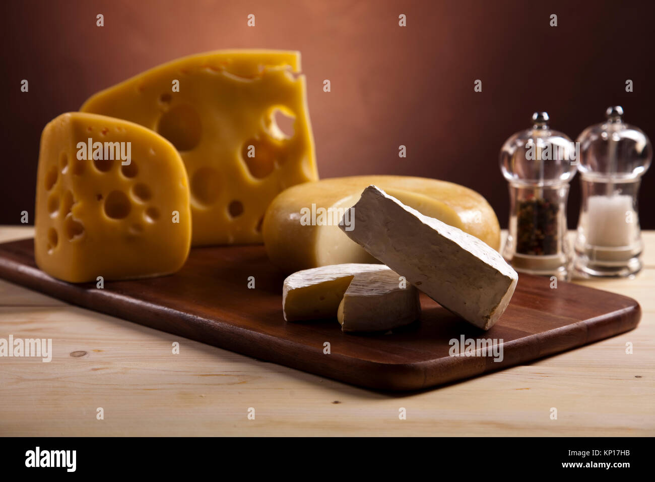 Piece of cheese, saturated ambient rural theme Stock Photo - Alamy