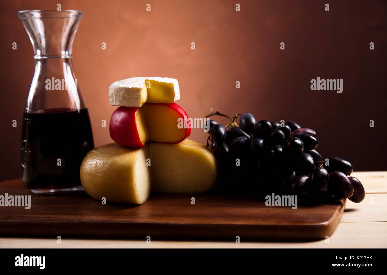 Piece of cheese, saturated ambient rural theme Stock Photo - Alamy