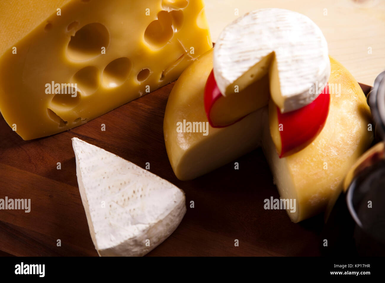 Piece of cheese, saturated ambient rural theme Stock Photo - Alamy