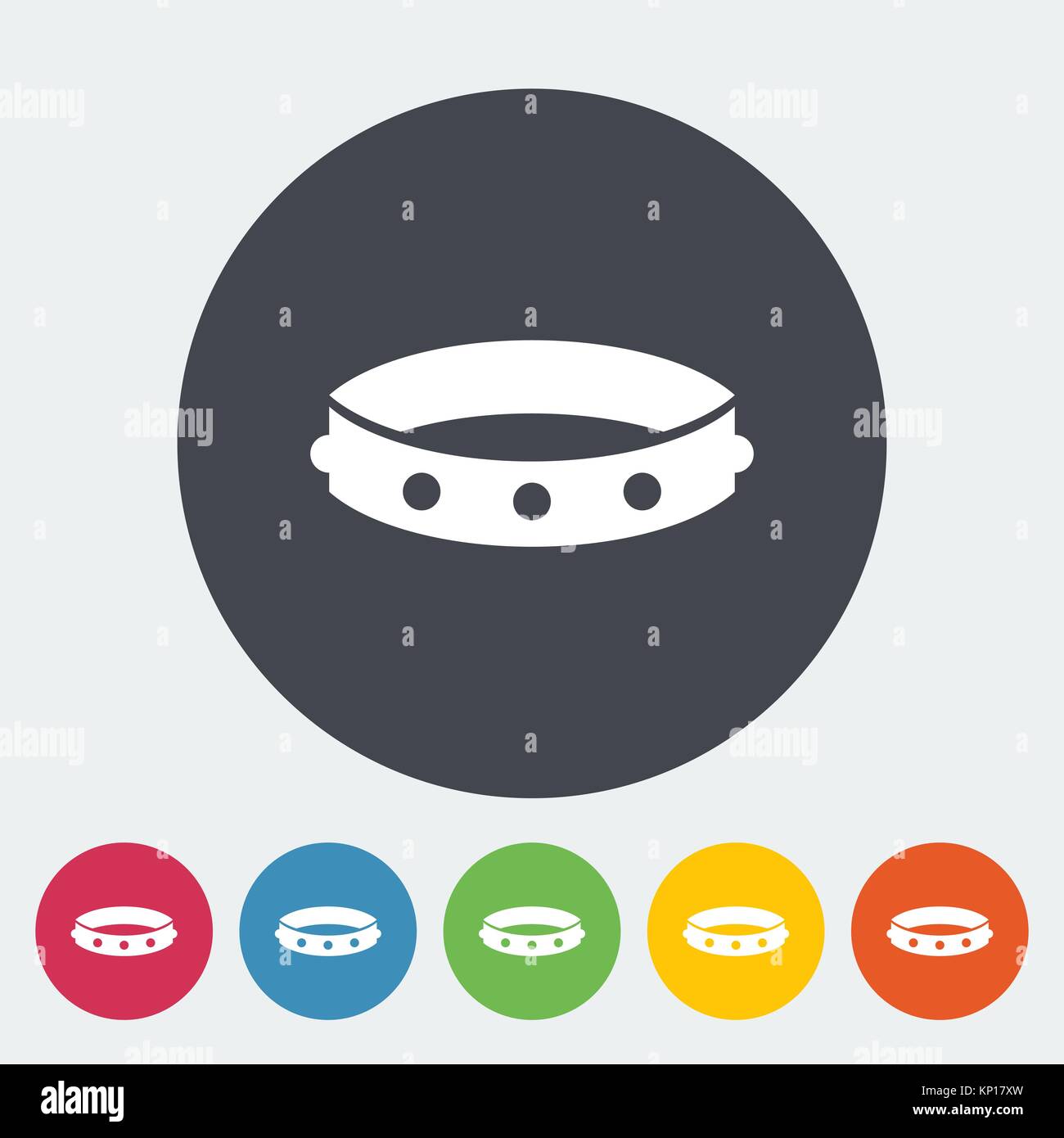 Spike collar Stock Vector Images - Alamy