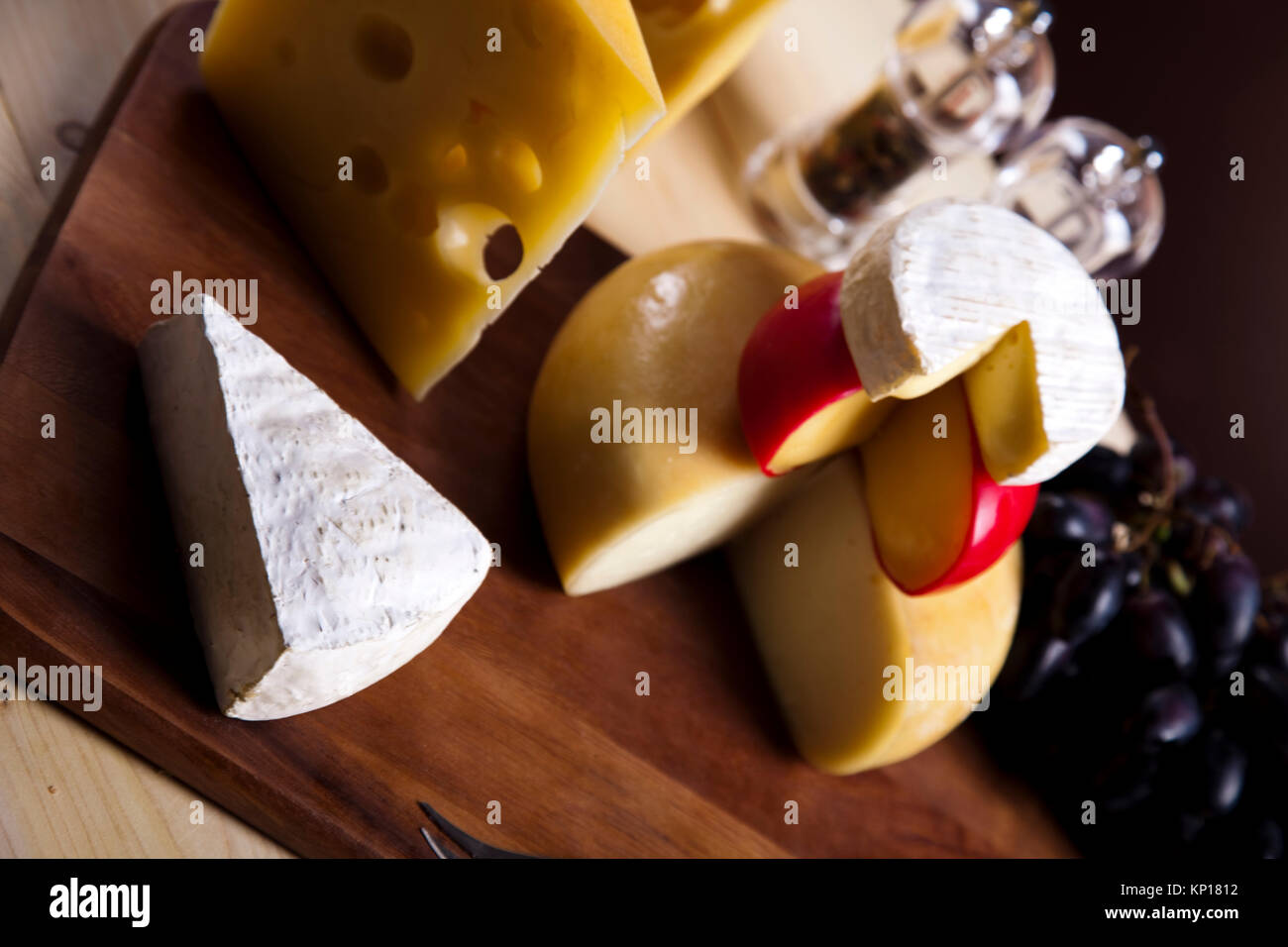 Still-life with cheese, saturated ambient rural theme Stock Photo - Alamy