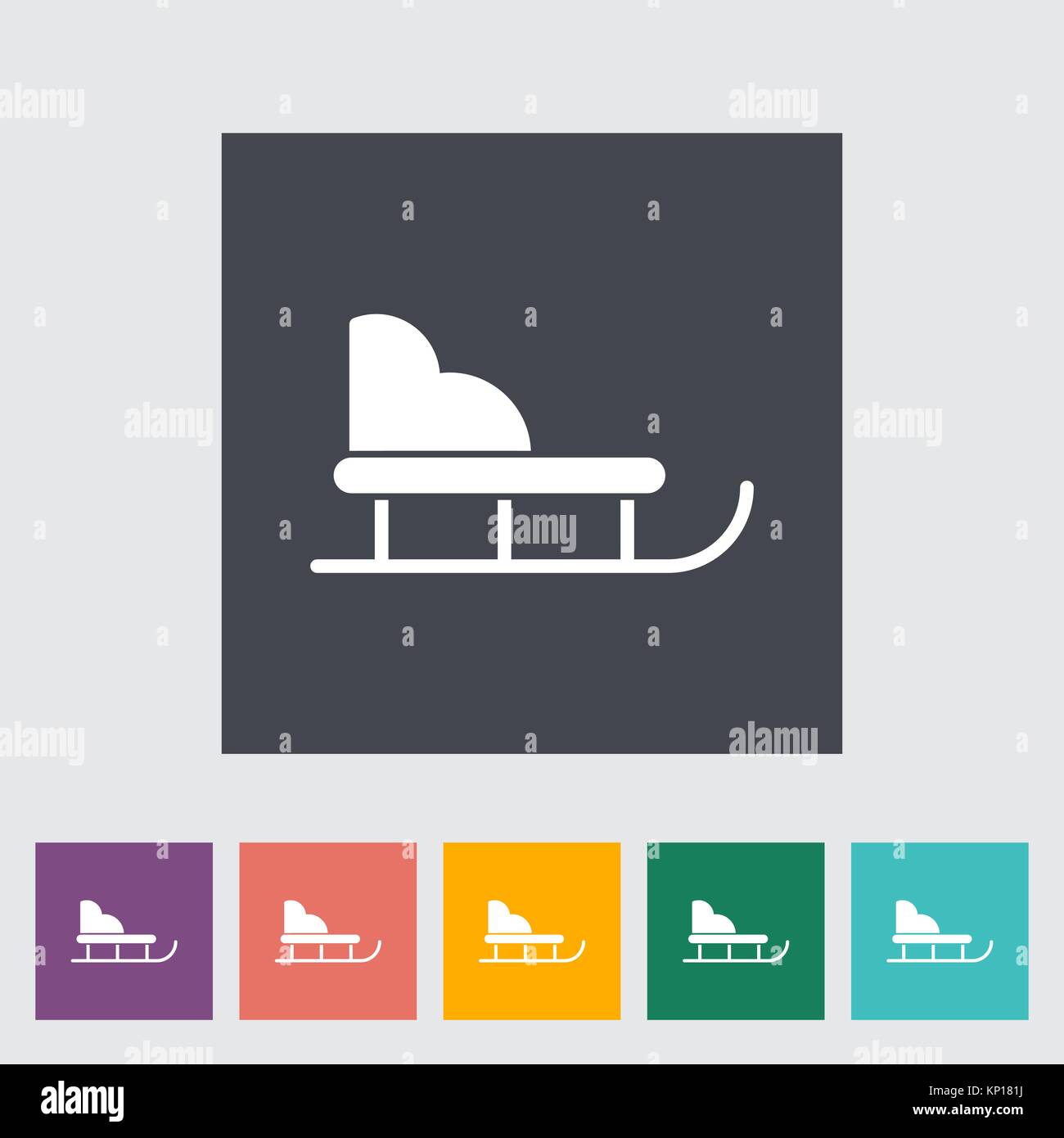 Sleigh shape Stock Vector Images - Alamy