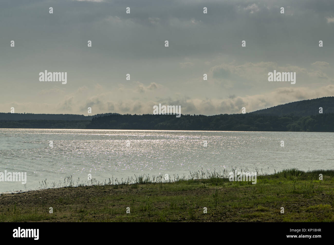 Orava reservoir with the view on the other bank Stock Photo - Alamy