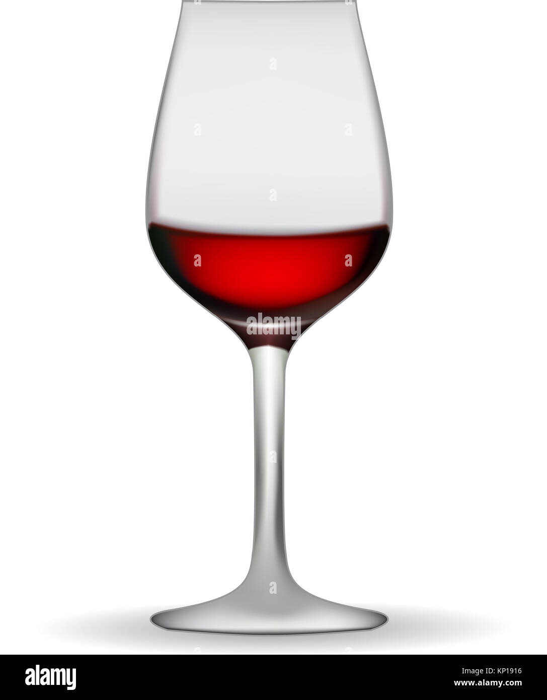 illustration of a wineglass Stock Photo - Alamy