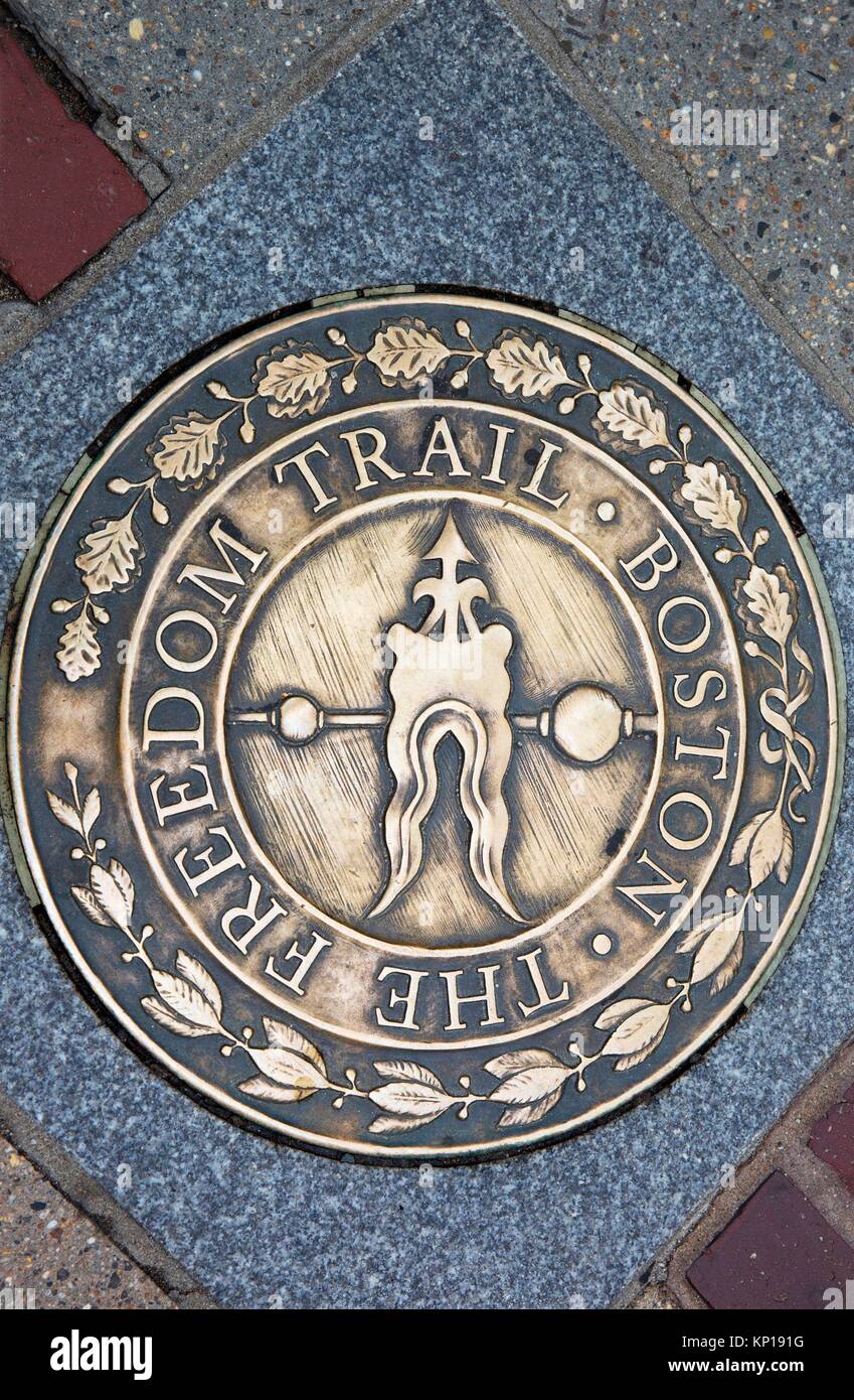 The Freedom Trail Marker High Resolution Stock Photography and Images ...
