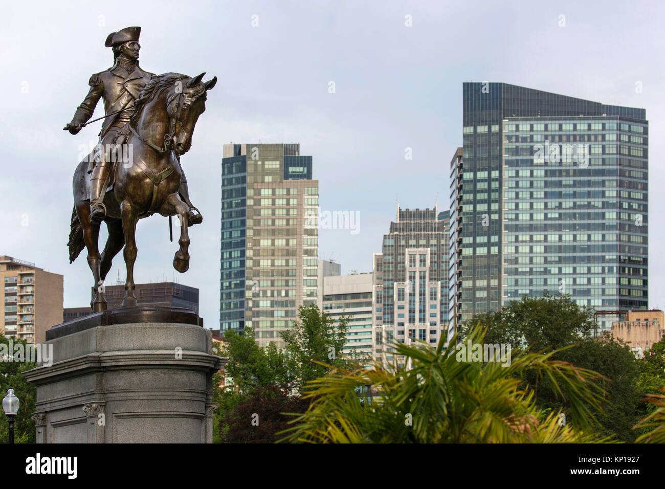 George Washington Statue Boston High Resolution Stock Photography and ...