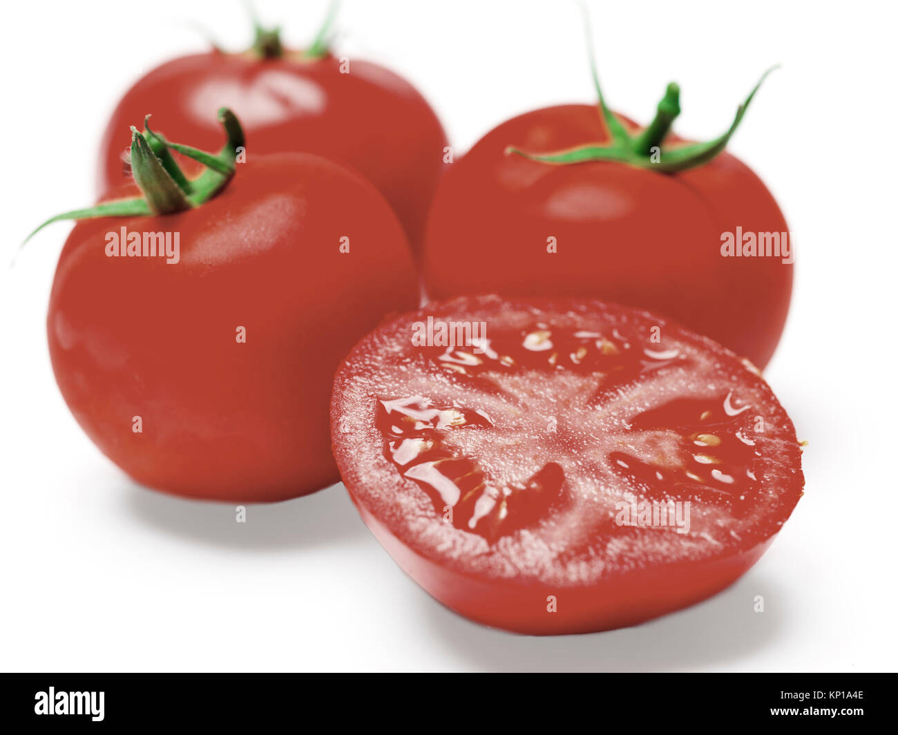 three and a half tomatoes Stock Photo - Alamy
