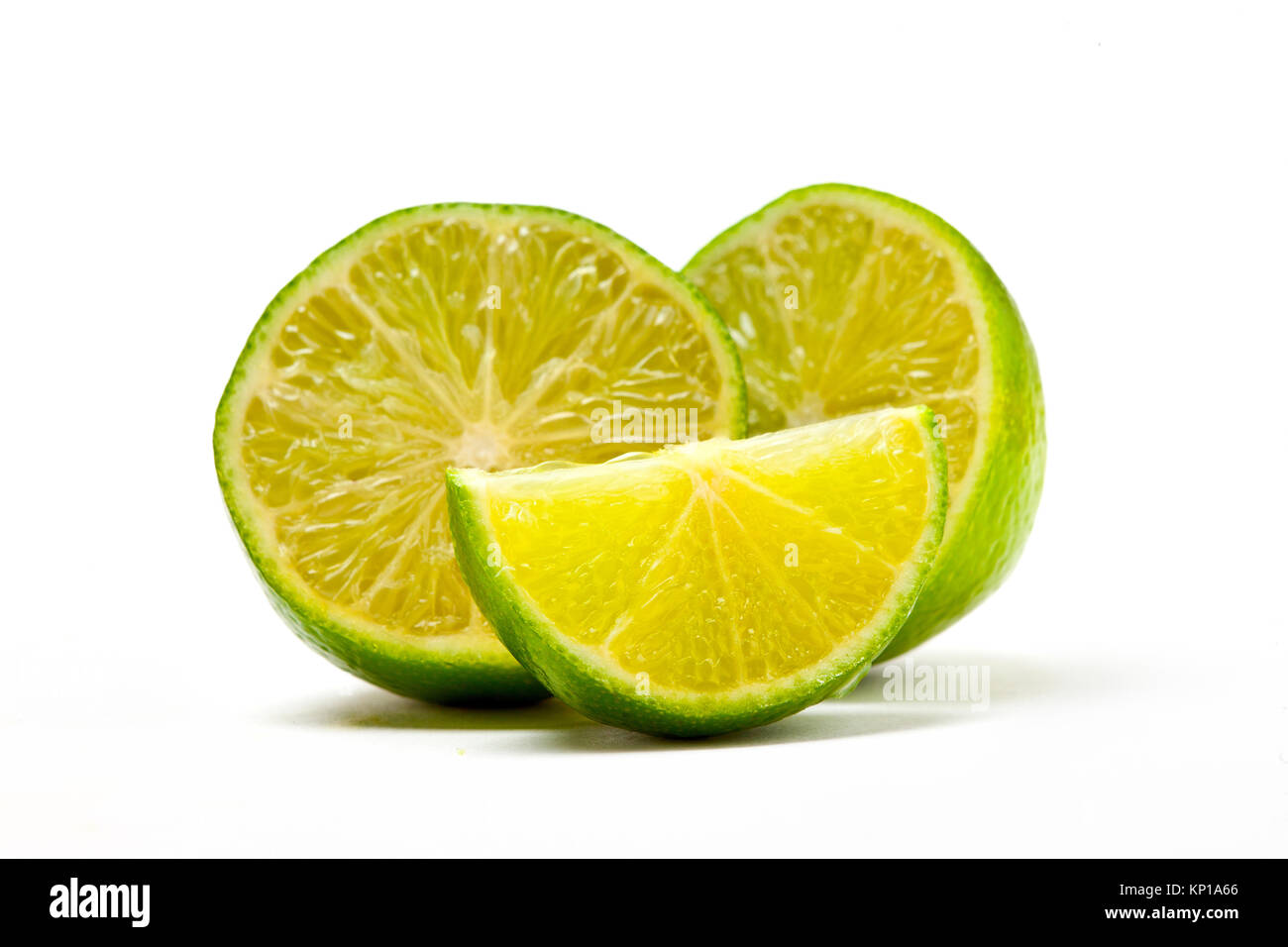 Variety of Lime Slices Stock Photo - Alamy