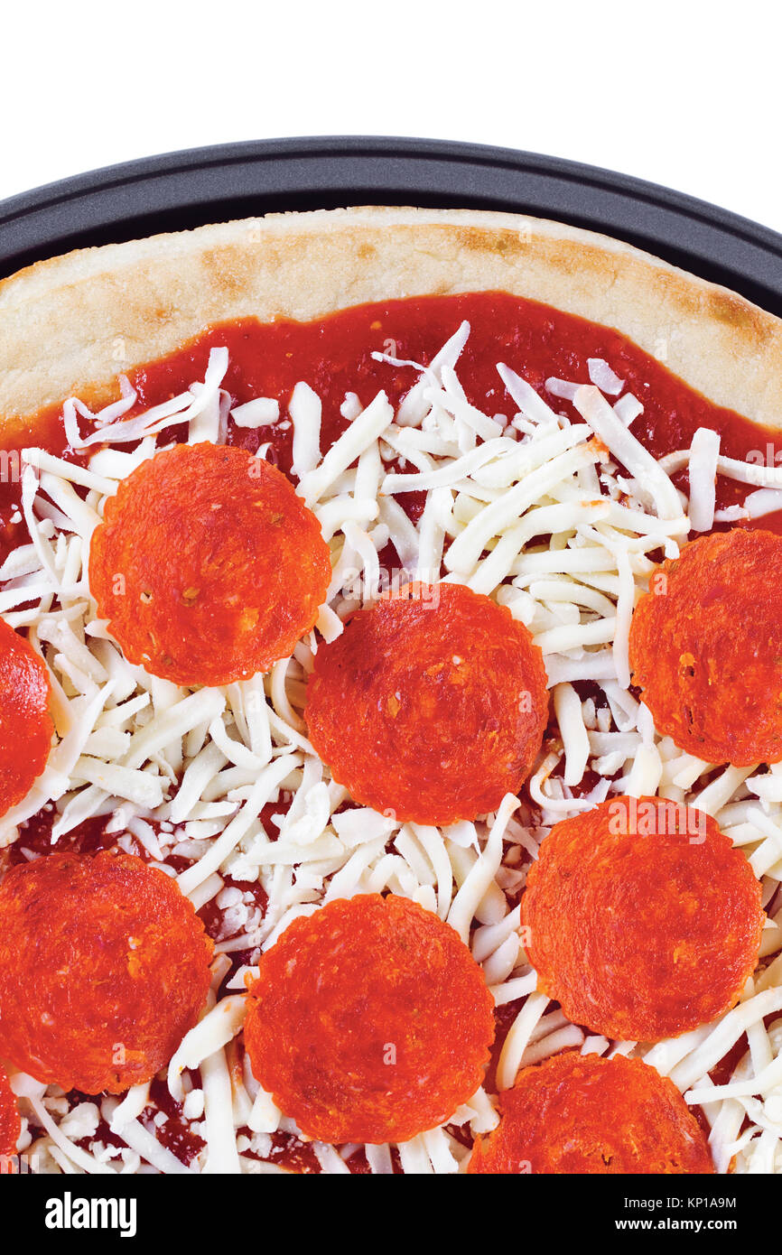 cheese and pepperoni pizza Stock Photo - Alamy
