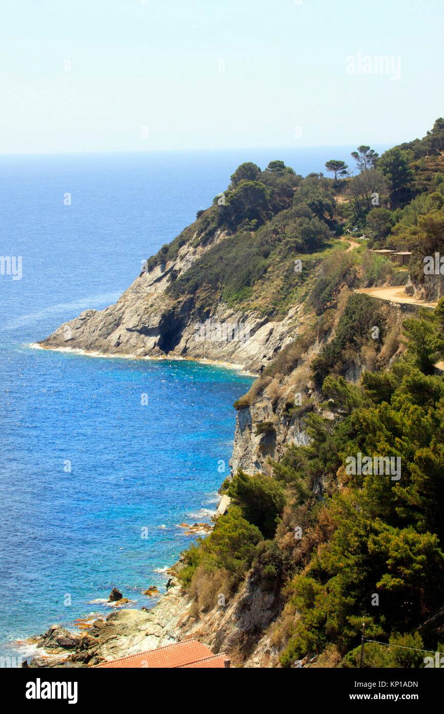 Island Off Tuscany Coast