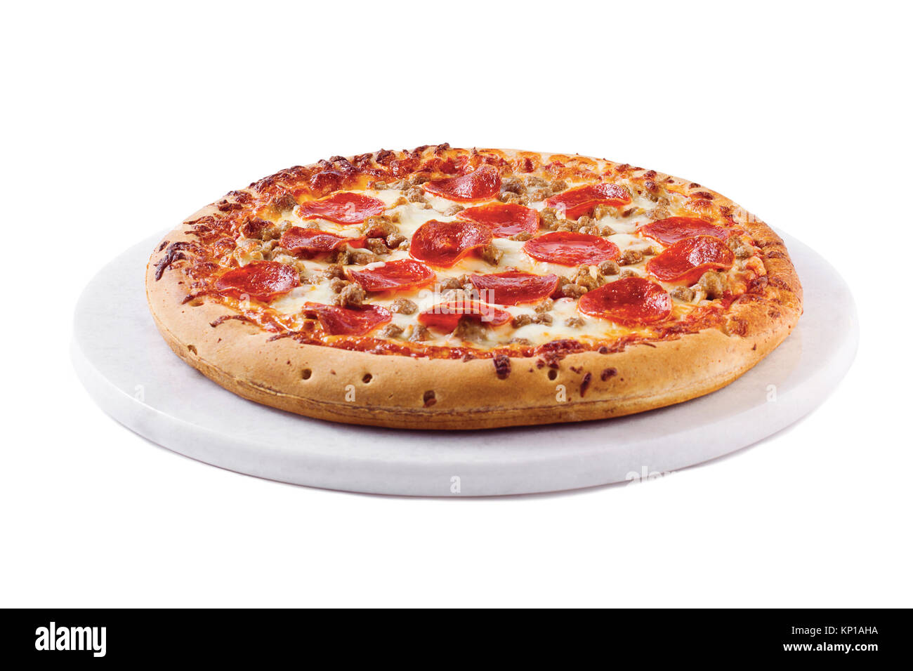 pizza isolated on white Stock Photo - Alamy
