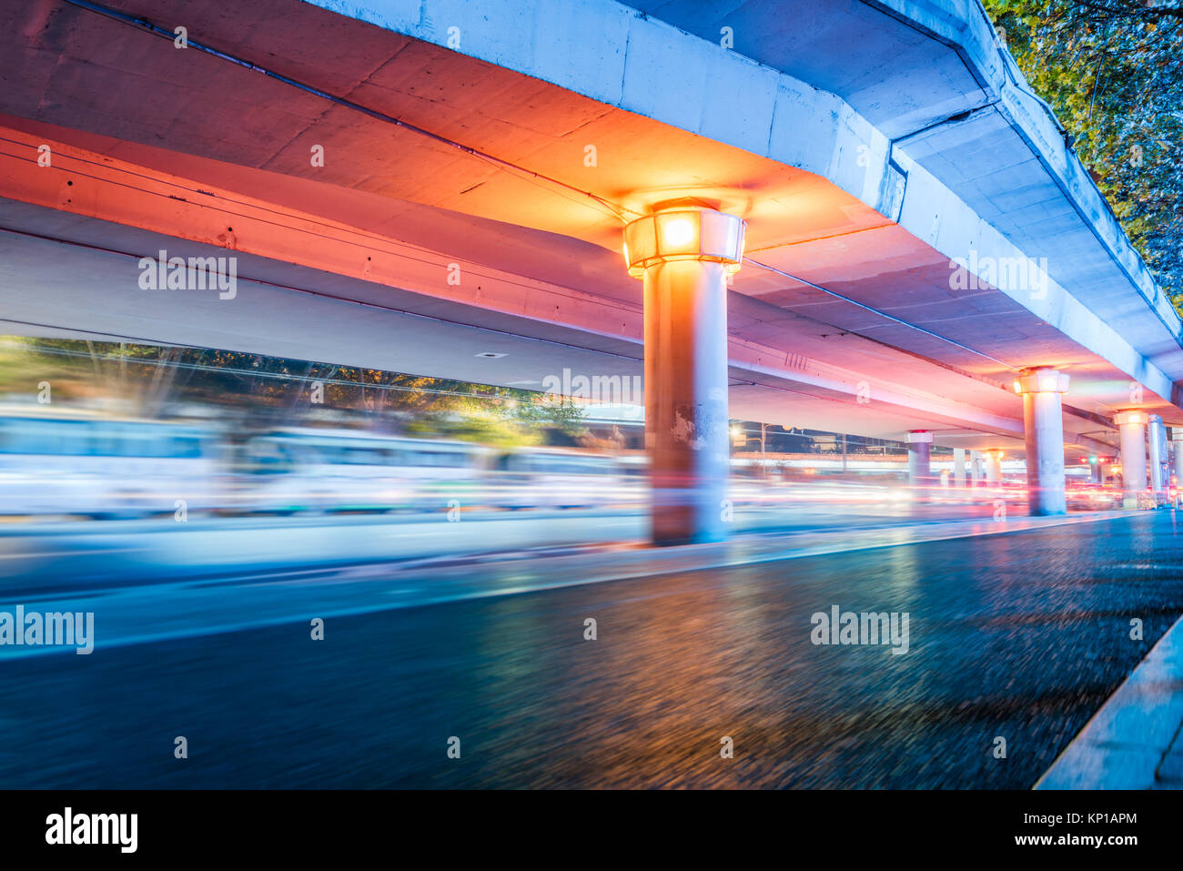 urban traffic with cityscape in Shenzhen,China Stock Photo - Alamy