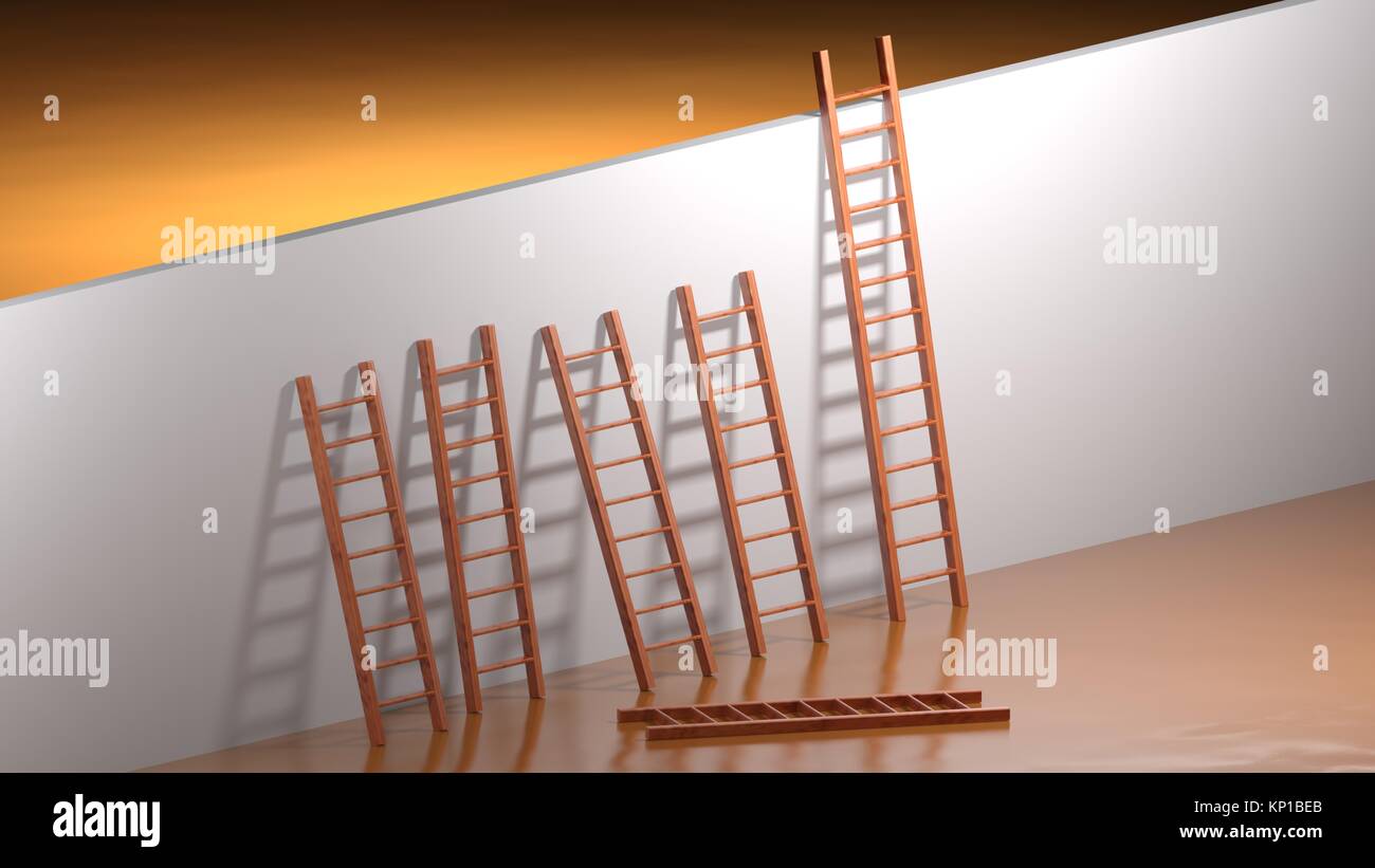 Success failure ladder concept hi-res stock photography and images - Alamy